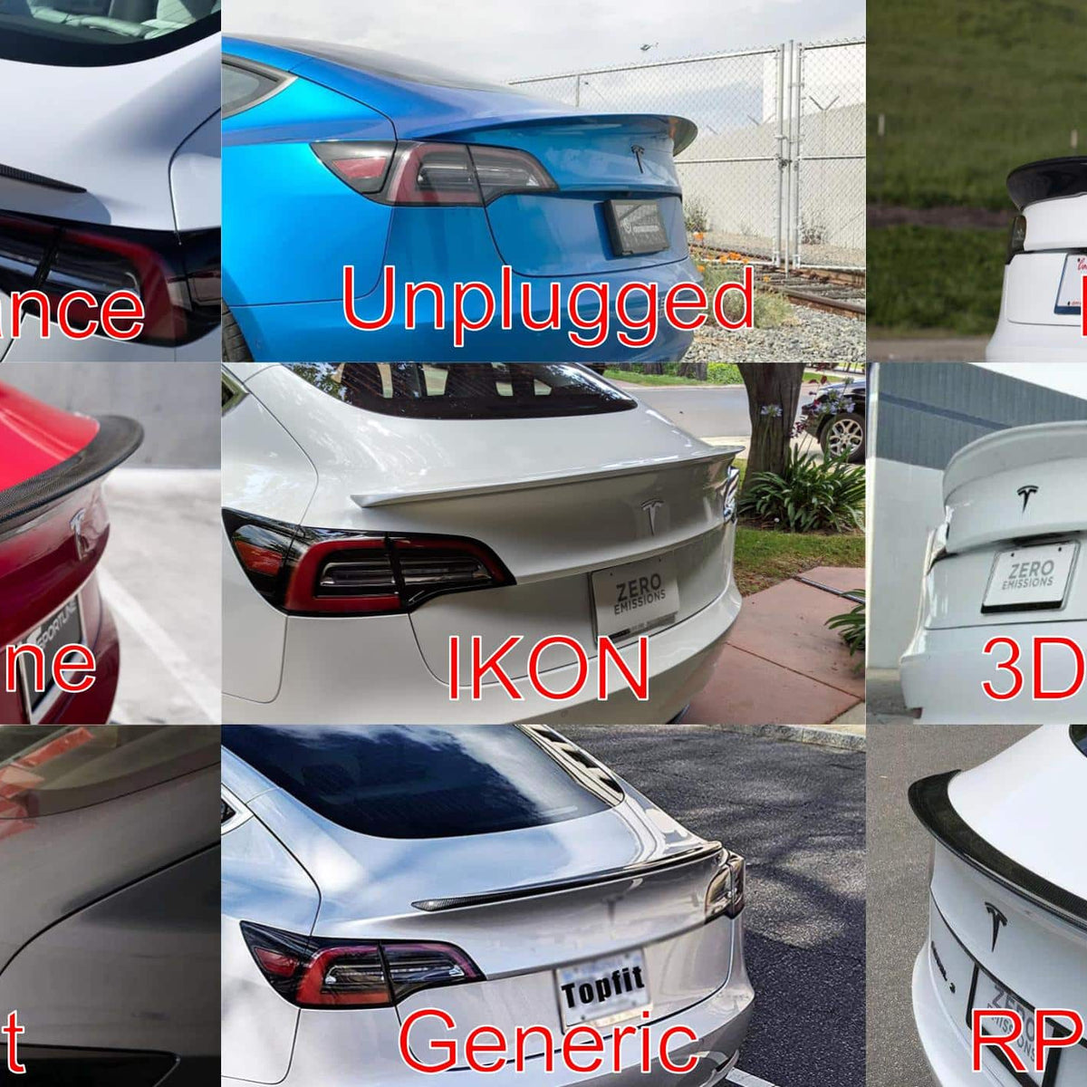 Model 3 Spoiler Guide – EveryAmp