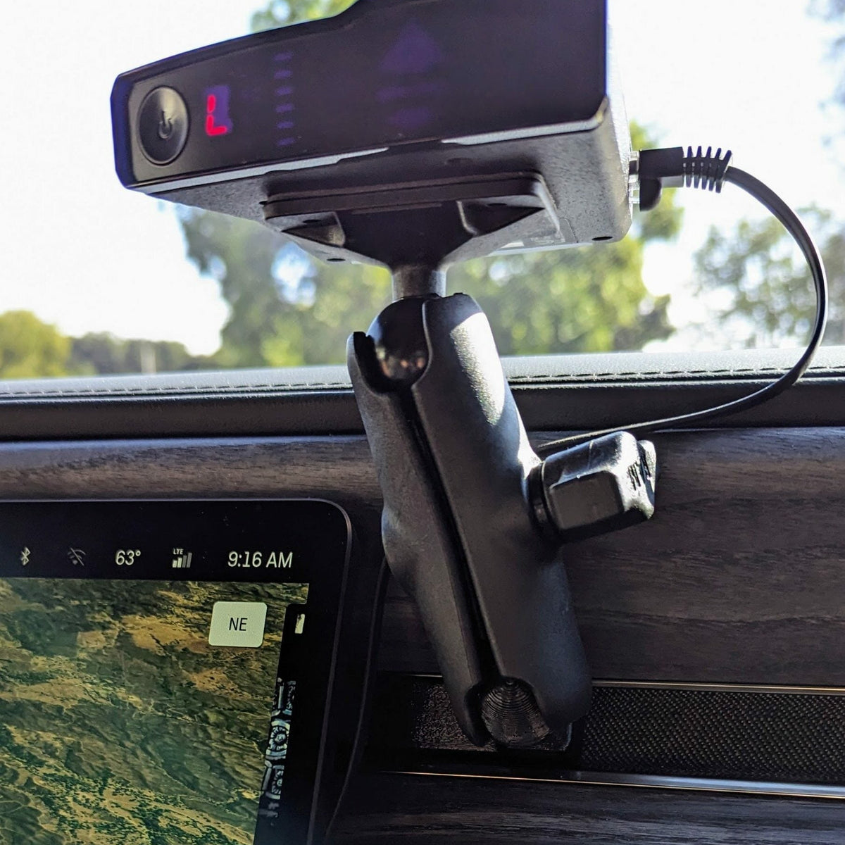 Radar Detector Mount Setup for Rivian R1T / R1S - Quick, Easy, and Rem ...
