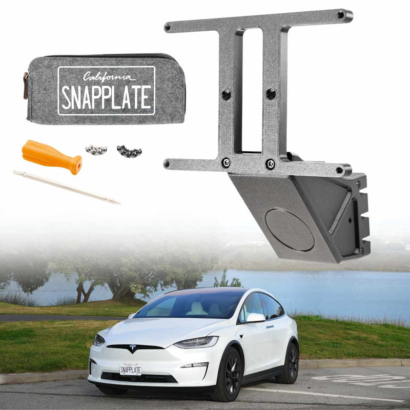 SnapPlate Front License Plate Holders for Tesla Vehicles – EveryAmp