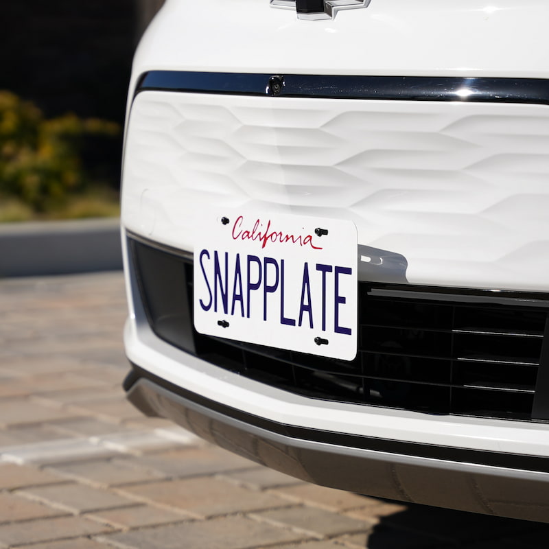 Chevrolet Bolt EUV SnapPlate No-Drill Front License Plate Holder – EveryAmp